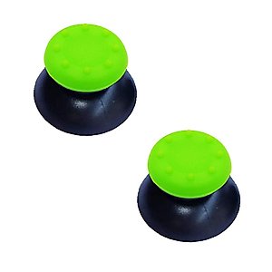 5 Pairs Replacement Analog Stick Joystick Thumbsticks Thumb Grips Buttons for Playstation DualShock 4 PS4 Controller Gampad (Black)