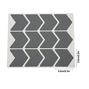 SPYMINNPOO Bike Reflective Stickers, 12Pcs Bike Reflectors Stickers Waterproof Easy to Install Safety Cycling Wheel Sticker for Road Bike Motorbike Sportinggoods Other