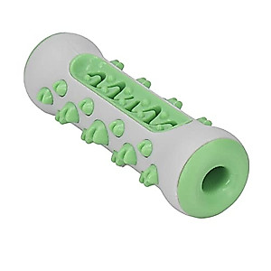 Yosoo Teething Stick Dog Toy Dental Chew Cleaning Brush for Pet Dogs Interactive Play Teeth Cleaner (Gray Green)
