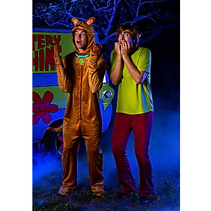 Scooby Doo Shaggy Costume for Men - Green Shirt and Maroon Pants - Hippie Detective Outfit for Halloween