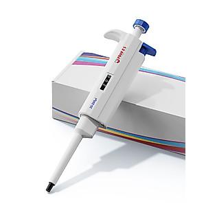 Adjustable Pipettes 20-200μl, Single Channel Pipette Lab Micropipettes Variable Volume, Four E's Scientific