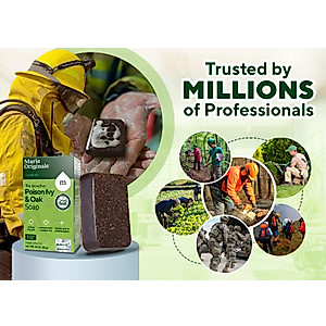 Poison Ivy Soap Bar | All Natural Poison Ivy Treatment | Anti-Itch Skin Cleanser Bar Wash for Poison Ivy, Poison Oak & Sumac | Soothes & Relieves Rashes | 2.9 Ounces | Marie Originals