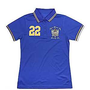 Sigma Gamma Rho M5 Polo Shirt [L] Royal Blue
