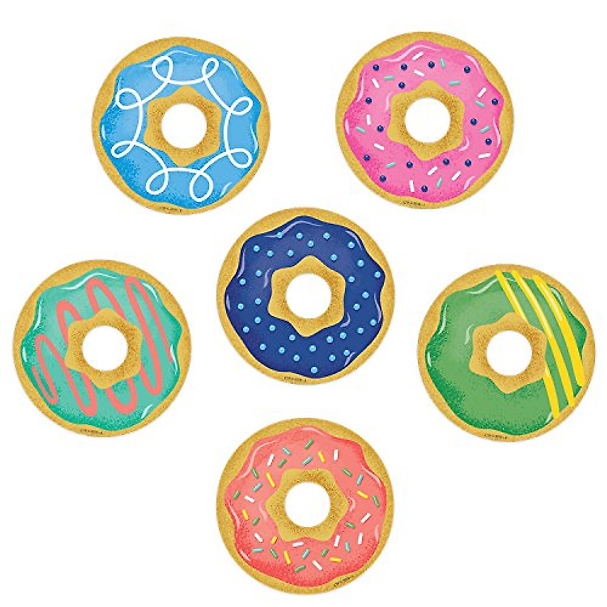 Creative Teaching Press Mid Century Mod Donuts 3" Designer Cut-Outs ...