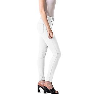 Hybrid & Company Womens Super Stretch Jeans P26136SKX White 20