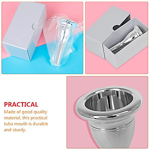Tuba Tuba Mouth Instrument Accessory Tuba Replacement Silver