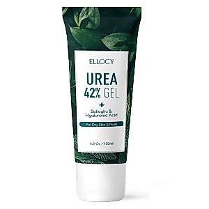 Ellocy 42% Urea Gel Max Plus Salicylic & Hyaluronic Acid - cracked heel repair callus remover gel for Elbows, Feet, and Hands, and cracked heel, calloused feet remover gel