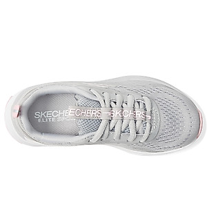 Skechers Kids Girls Skechers Elite Sport-Radian Sneaker, Gray, 2 Little Kid