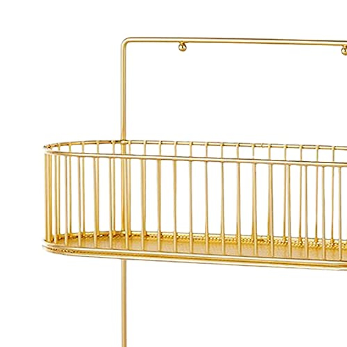 TAYSTE Bathroom Storage Basket Shampoo Holder Wall Mount Shower Shelf Caddy No Drill for Kitchen Utensils and Tools Double Layers