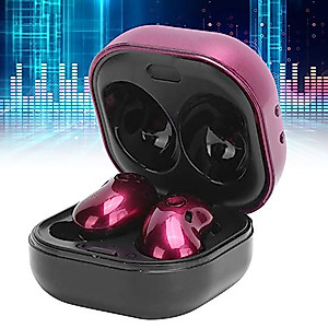 Kafuty-1 S6 Plus True Wireless Earbud,Bluetooth5.0 Headphone 6D Stereo Wireless Earphone with Charging Case,LED Color Screen,HD Call,Noise Reduction Headphone for Smart Phones/Sport(red)