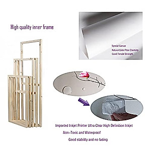 Cigar and Wine Wall Art for Bar, PIY Whiskey Picture Canvas Painting Prints Artwork (Waterproof Home Decor, Bracket Mounted Ready to Hang, 24x36 Large)