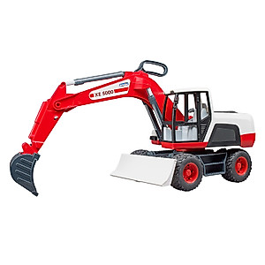 Bruder 03411 Wheeled Excavator Red/White