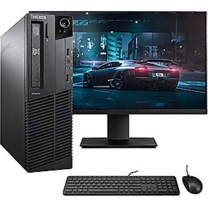 Lenovo Small Form Computer Desktop PC, Intel Core i5 3.10 GHz, 16GB Ram, 120GB SSD, 1TB Hard Drive,WiFi | Bluetooth, HDMI, New 19" LCD Monitor, NVIDIA GeForce GT 1030 2GB DDR5, Win 10 (Renewed)