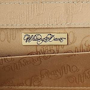 Whiting & Davis Crystal Chevron Flap Clutch,Gold,One Size