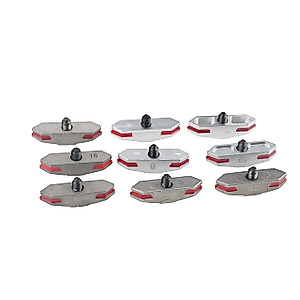 DAZUZ 9pcs Golf Weights&Wrench Compatible with Ping G410 SFT Plus Driver 4,6,8,10,12,14,16,18,20g