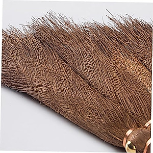 SOESFOUFU Household Cleaner Small Natural Whisk Broom Mini Whisk Sweeping Whisk Hand Broom Small Whisk Broom Household Brooms Mini Broom Mini Straw Broom Desktop Cleaning Tools Wooden