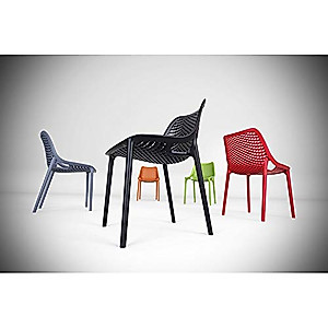Air Outdoor Dining Chair Black