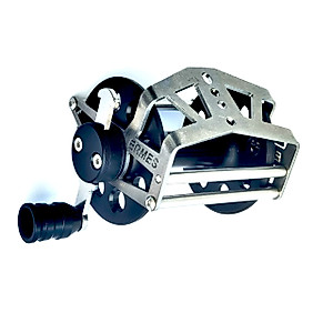 Ermes Sub Falco Stainless Steel Speargun Reel for Spearfishing and Scuba Diving (77M)
