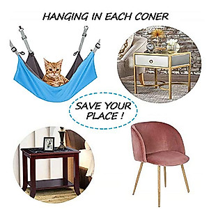 HOMEYA 2PCS Small Animal Guinea-Pig Hanging Hammocks Bed Pet Cage Hammock for Ferret Cat Rat Chinchilla Hamster Cavy Degu Gerbil Rabbit Playing Cozy Activity Fun Toy
