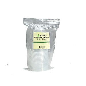 Josh's Frogs Melanogaster Fruit Fly Culturing Kit with Media, Vented Cups, and Excelsior (Small)