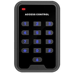 UHPPOTE 125KHz RFID Standalone Door Access Control Keypad Support 1000 Card Users + 10pcs Keyfobs