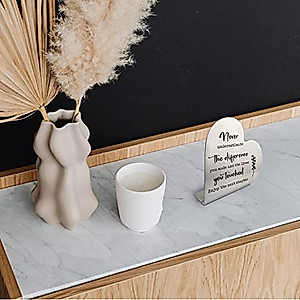 Inspirational Office Gift for Colleague Leaving Job, Thank You Gift for Women, Farewell Appreciation Gift for Coworker Friends Teacher Employees Retirement Keepsake Work Desk Table Shelf Sign Decor