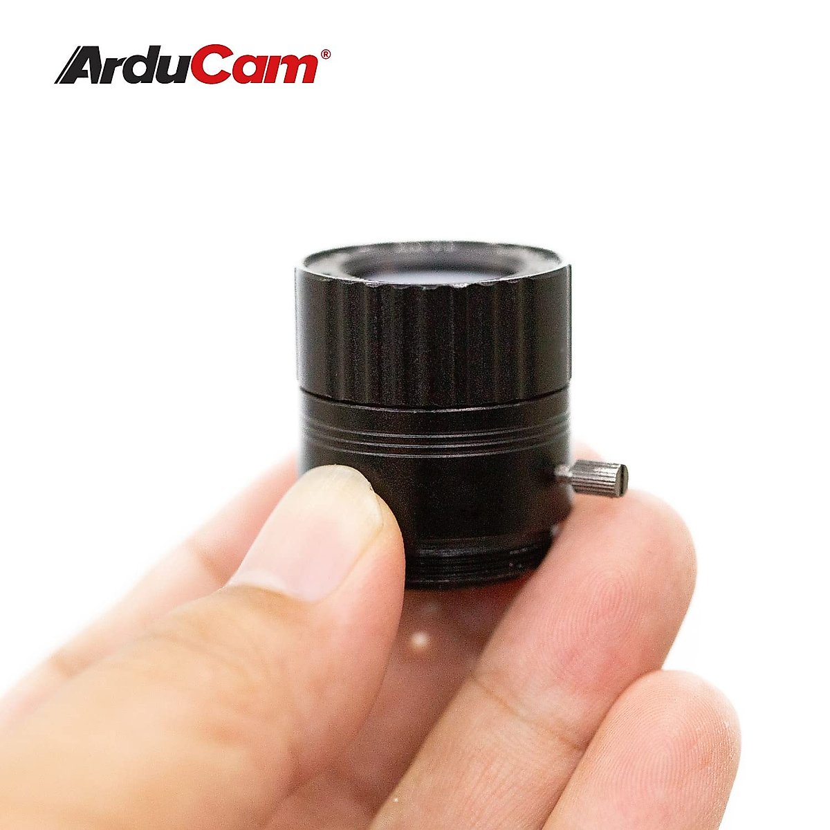 Arducam Lens for Raspberry Pi HQ Camera, Wide Angle CS-Mount Lens, 6mm Focal Length with Manual Focus