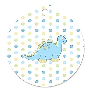 Baby Boy Dinosaur - Baby Shower Favor Gift Tags (Set of 20)