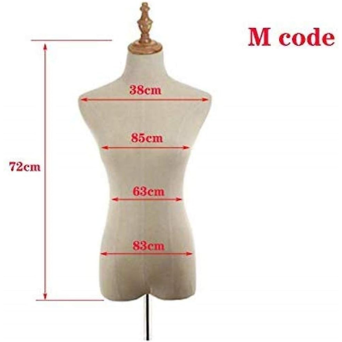 Mannequin Display Stand Mannequin, Dress Models, Dress Forms Tailors Dummy Mannequins Female Torso ( Size : Small ) ( )