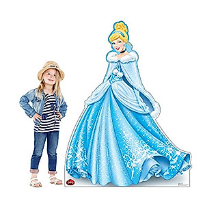 Advanced Graphics Cardboard People Holiday Cinderella Life Size Cardboard Cutout Standup - Disney Holiday Collection