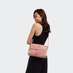 Kipling New Angie Crossbody Bag Dt Warm Rose