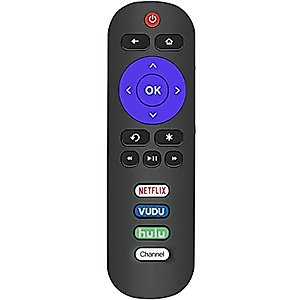 Remote Control Compatible with All TCL Roku Smart TV 50S421 55S421 55S425 70S42 32S321 55S421 43S421 65S421 32D2900 32S301 55D2900U 55S401 65D2930U 65S401 65S4 with Netflix VUDU HULU