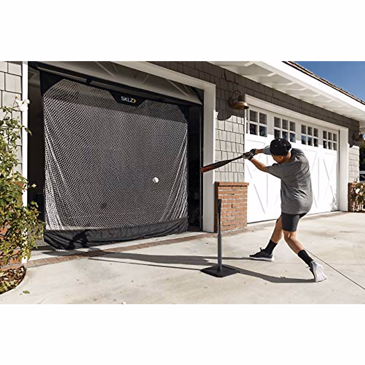 SKLZ Baseball, Softball, and Golf Hanging Net for Hitting, Pitching and Driving Practice (7-feet X 7.5-feet)