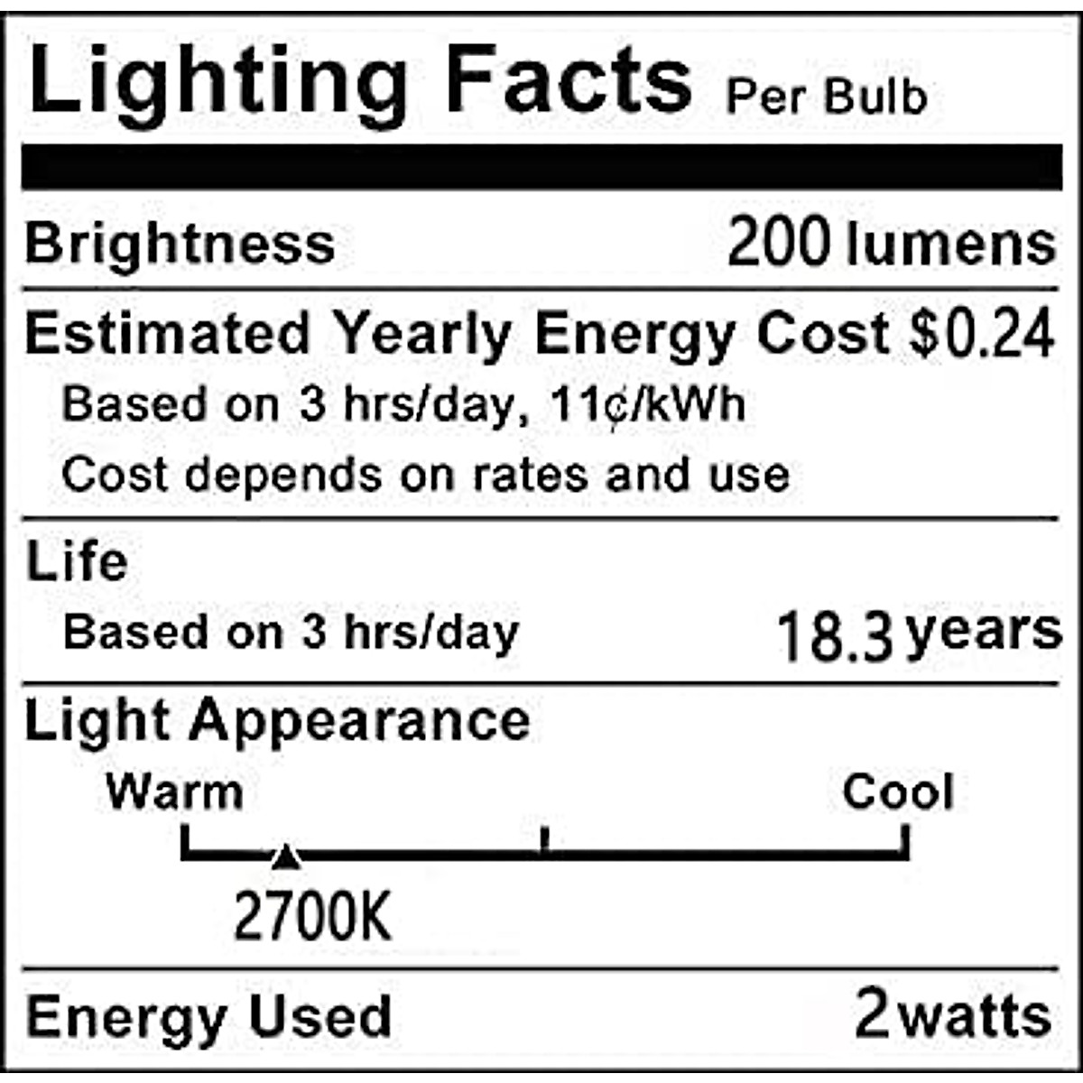 YDJoo 2W G45 Half Chrome Light Bulb Dimmable G45 Silver Mirror Reflected Light 20W Equivalent Warm White 2700K Silver Tipped Mirror Light Bulb E26 Base Decorative LED Edison Bulb for Home Light,6 Pack