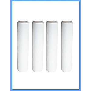 CFS – 4 Pack Water Filter Cartridges Compatible with 5M Models – Remove Bad Taste & Odor – Whole House Replacement Water Filter Cartridge, 5 Micron, White
