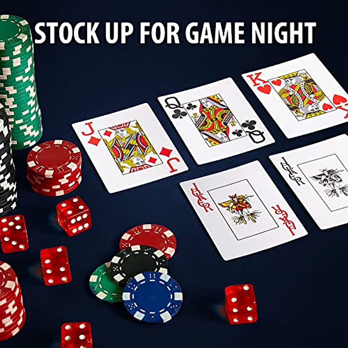 ARTISHION 2-Deck Set of Frosted Surface Plastic Wide-Size Playing Cards - 32-Silk, Large-Print, Durable Cards for All Your Card Game Needs