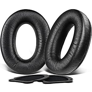 SOULWIT Lambskin Replacement Ear Pads for Bose A20 Aviation Headset, Aviation Headset X A10, Earpads Cushions with Softer Leather, High-Density Noise Isolation Foam - Lambskin
