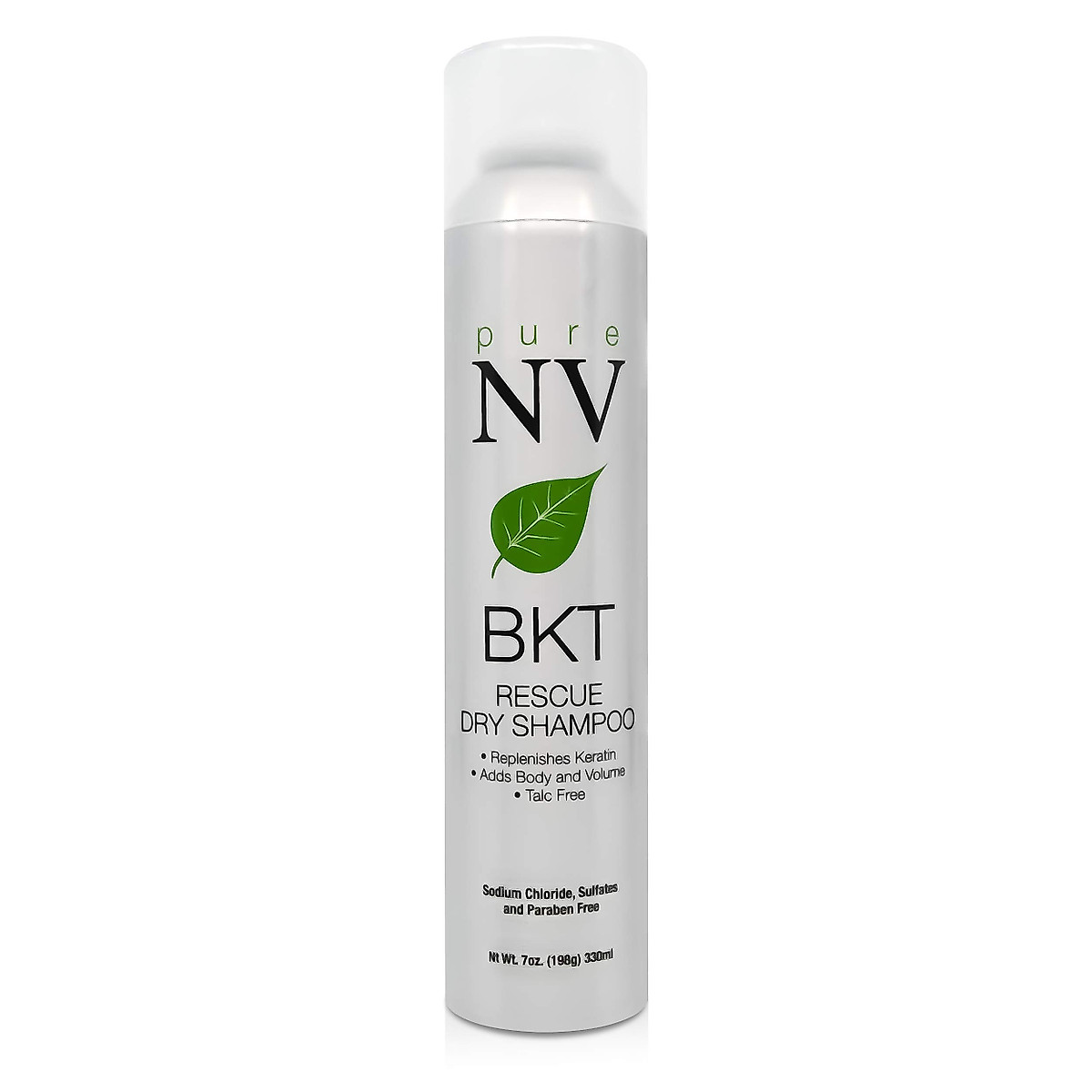 Pure NV Rescue Dry Shampoo For That Needed Pick-Me-Up, Made From Natural Vitamins & Minerals, Keratin, Collagen & Argan Oil Infused To Repair, Restore & Strengthen, Benzene, Paraben, Talc Free 10 Oz.