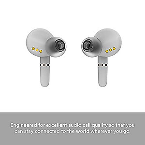 Soul SYNC PRO Bluetooth In-Ear Headphones, Qualcomm Aptx Technology TWS Headset Original With Dual Microphone, True Wireless Earbuds with Charging Case - Mobile Phone Charging Compatible (Pearl White)