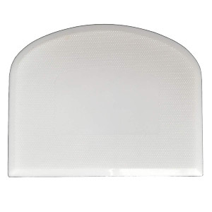 ALLTOP Bowl Spatula & Bench Scraper,Flexible Plastic Multipurpose Kitchen Pastry Cutter Tool,Food Scrappers for Bread Dough Baking Cake Fondant Icing,Set of 2 Pieces - White,Green