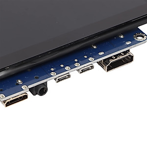 EBTOOLS HDMI Monitor, 10.1 Inch IPS Touch Screen, 1280x800, 178 Degrees Visible, HD VGA Audio Output, Glass Material, Touch Monitor for RasPi for Ubuntu Computer