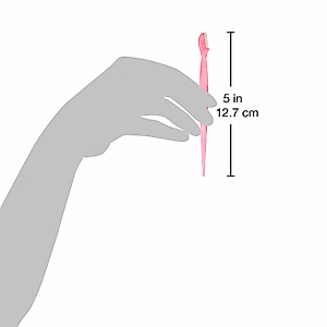 About Face Facial Razor & Eyebrow Shaper (3 Ct) - Removes Peach Fuzz on Cheeks, Chin, or Forehead & Delicately Shapes Eyebrows