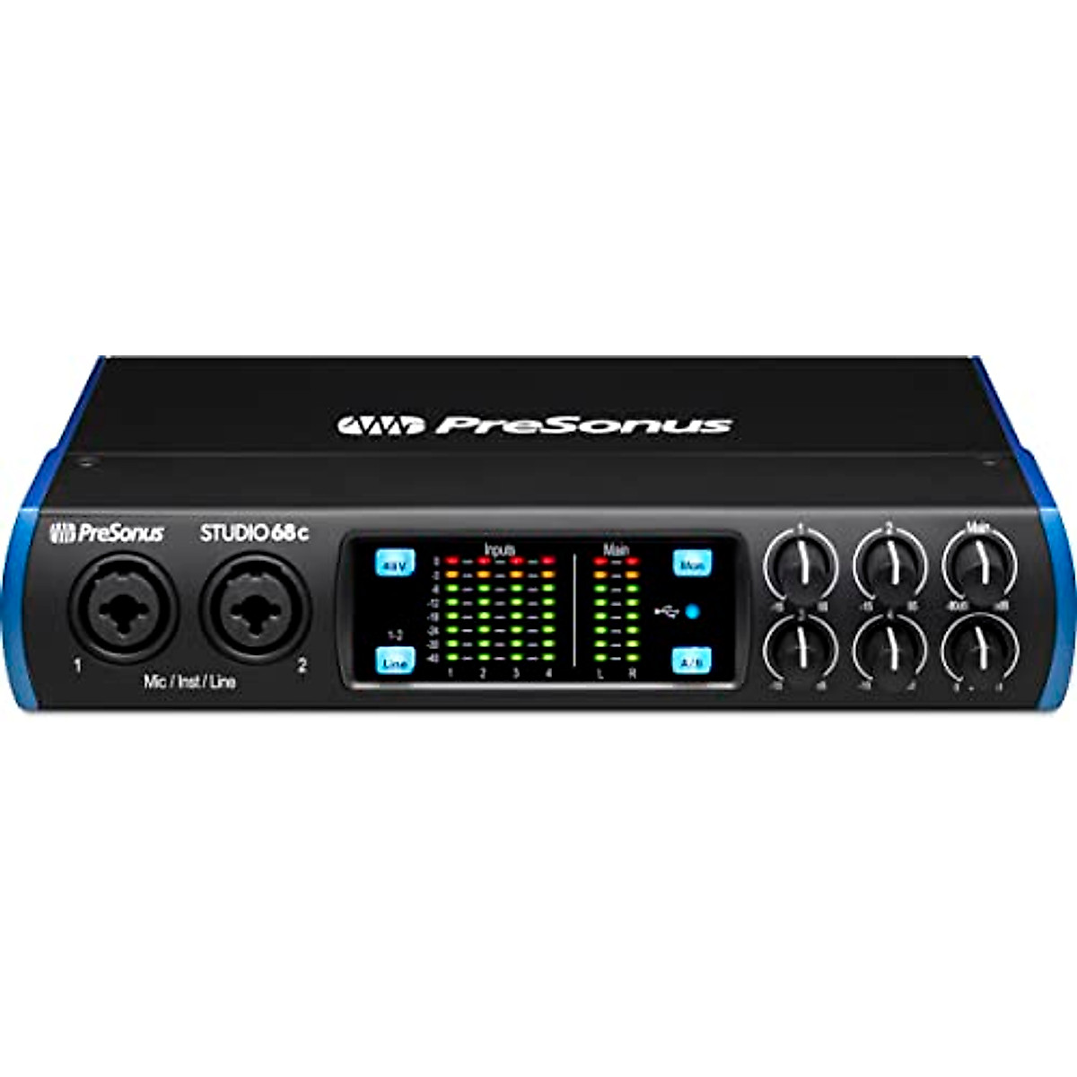 PreSonus Studio 68c 6x6, 192 kHz, USB Audio Interface with Studio One Artist and Ableton Live Lite DAW Recording Software