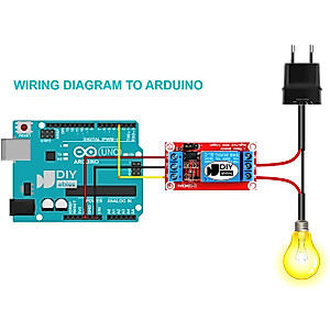 DIYables 3pcs Relay Module for Arduino, ESP32, ESP8266, Raspberry Pi, 1 Channel, 5V, High/Low Level Trigger