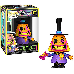 Funko POP! Disney: The Night Before Christmas Blacklight- Jack Mayor Oogie Zero and Sally