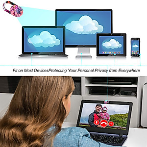 Uonlytech 4pcs Privacy Cover Protective Lid Cover for Tablet Phones Web Cover - Peeping Privacy Cover Laptops Computer Webcam Cover Slideshow Slider Flat