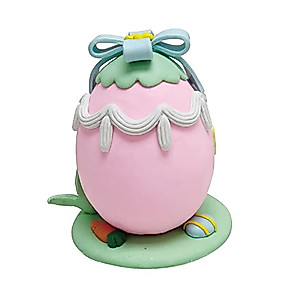 Ashland Michaels 5”; Bunny in Egg House Clay Tabletop Accent