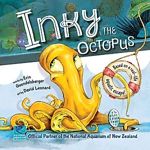 Inky the Octopus: The Official Story of One Brave Octopus' Daring Escape (Includes Marine Biology Facts for Fun Early Learning!)