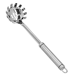 Stainless Steel Spaghetti Spoon Supplies Spoons Long Table Utensil Home Pasta Restaurant Utensil Pasta Forks