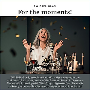 ZWIESEL GLAS Pure Cabernet Red Wine Glass (Set of 4), Graceful Wine Glasses for Red Wine, Dishwasher-Safe Tritan Crystal Glasses, Made in Germany (19 Ounce)